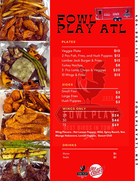 Menu | Fowlplayatl